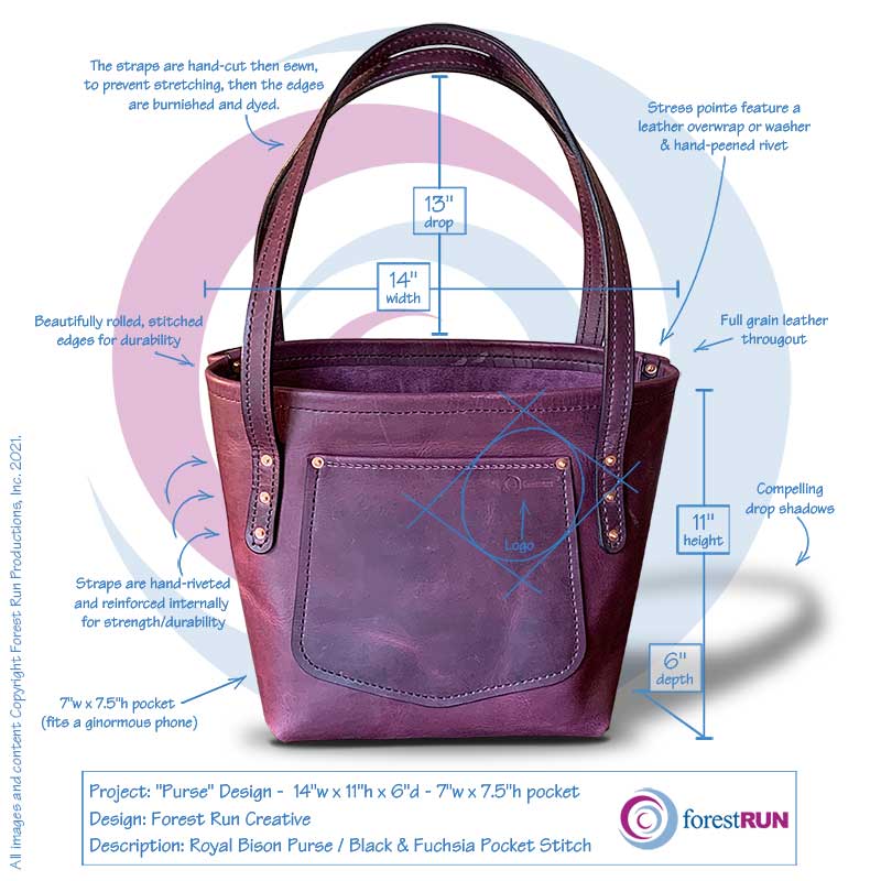 The Pasha Purse – Forest Run Creative